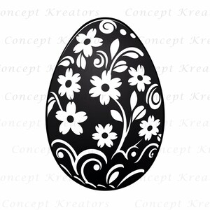 Easter Egg SVG Bundle Easter Egg Png, Easter Egg Dxf, Easter Egg Eps ...