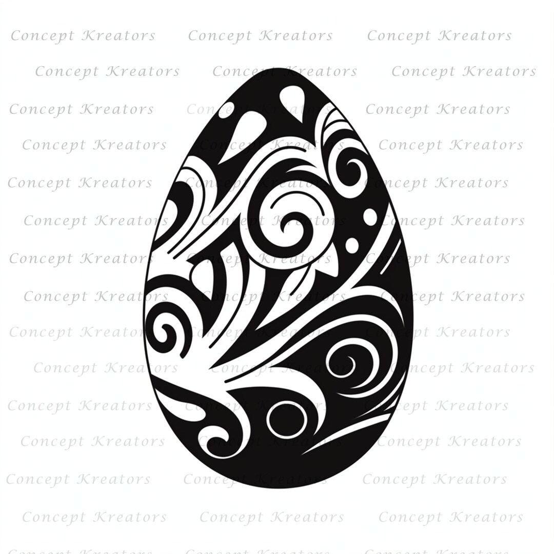 Easter Egg SVG Bundle - Easter Egg Png, Easter Egg Dxf, Easter Egg Eps ...