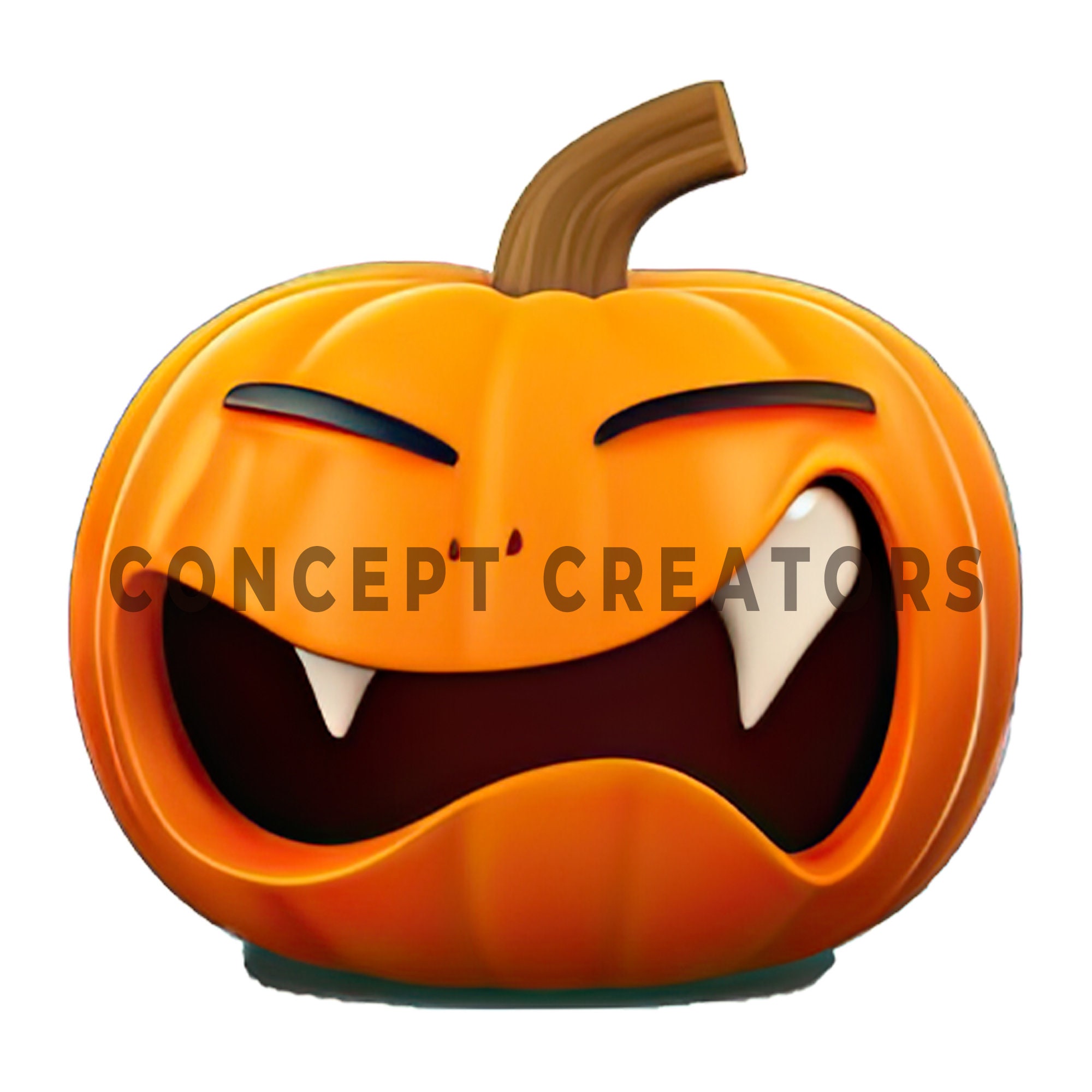 Halloween Pumpkin EMOJIS 9 Unique Pngs Twitch Emotes - Etsy