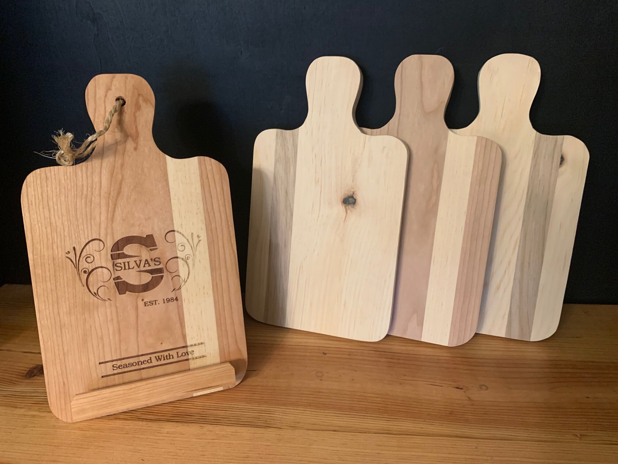 Wooden Recipe Holder - Etsy