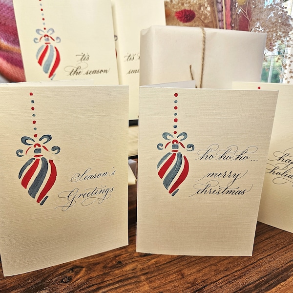Handwritten Christmas Cards - Etsy