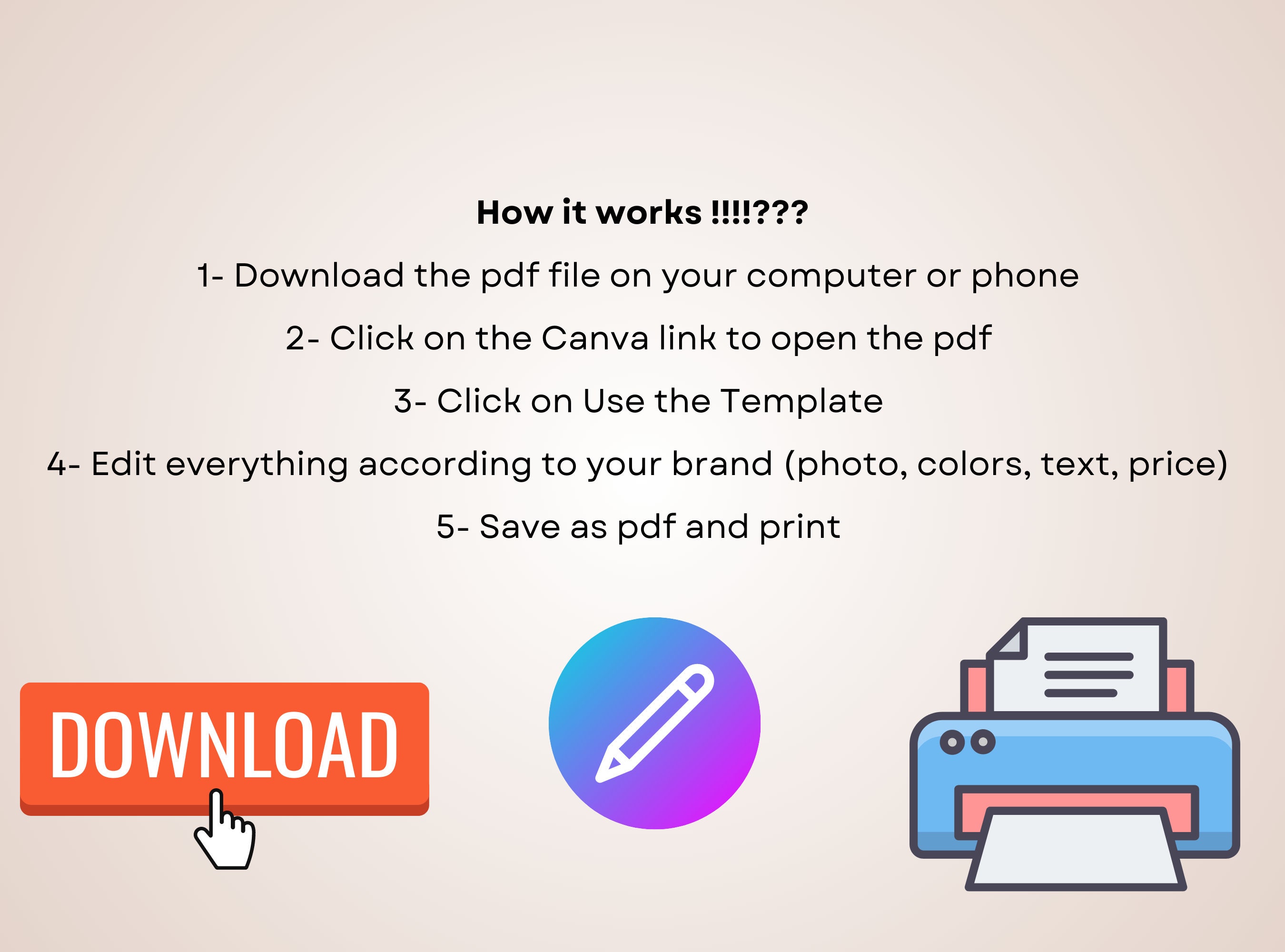 3D Design Price List/design/designer Price List/printable/3d Design ...
