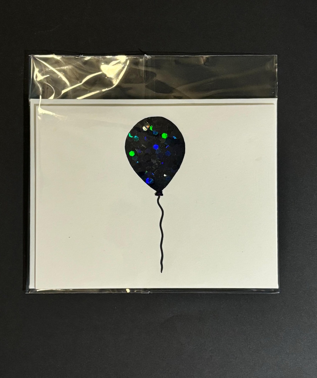 Black Balloon Happy Birthday, Chic, Modern - Etsy