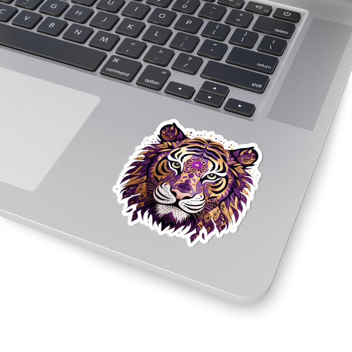 Tiger LSU Purple and Gold Stickers, LSU Football Decals, Geaux Tigers ...