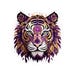 Tiger LSU Purple and Gold Stickers, LSU Football Decals, Geaux Tigers ...