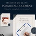 Transfer on Death (TOD) Template - Etsy