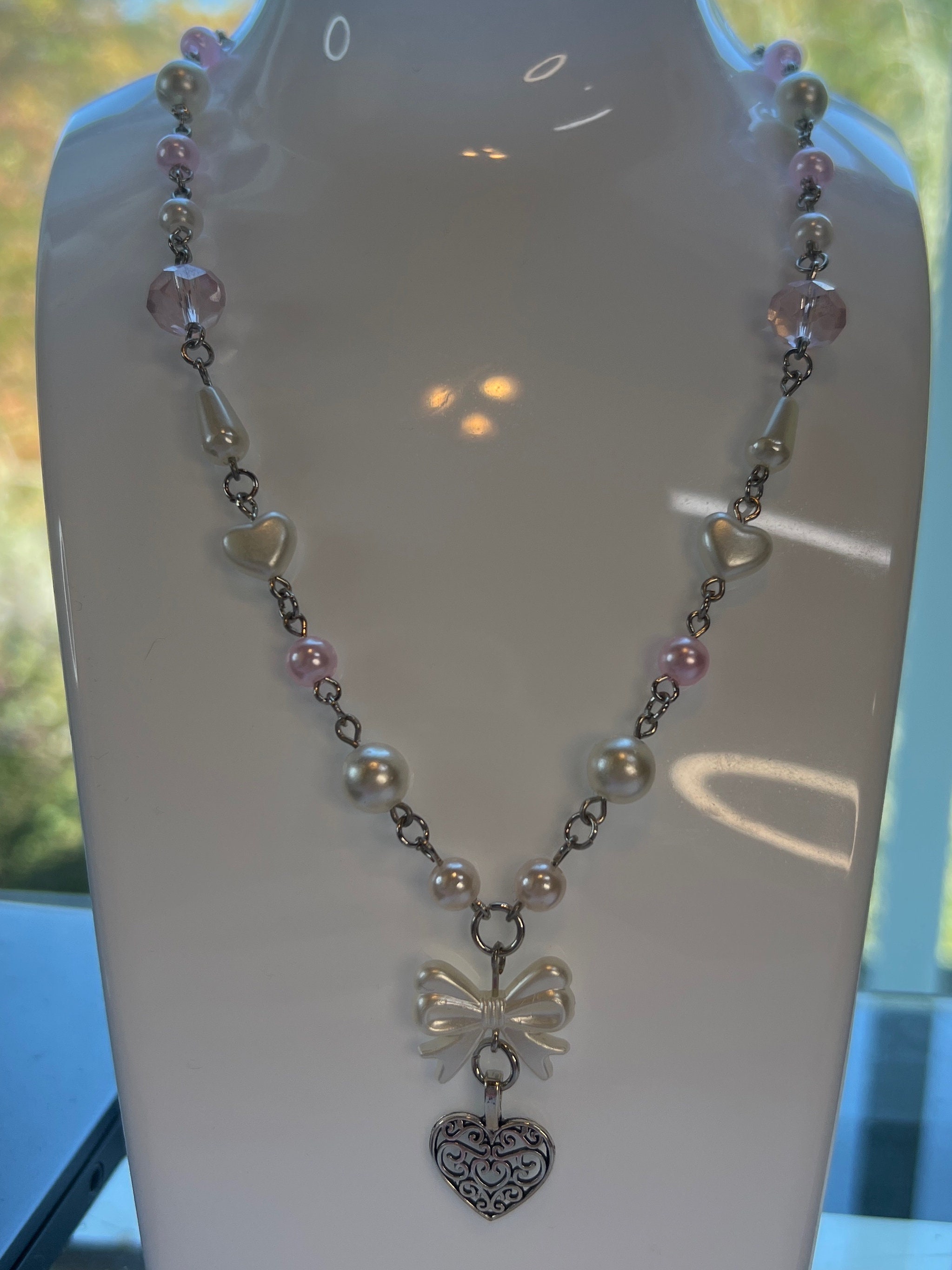 Coquette Inspired Strung and Wire Necklaces - Etsy