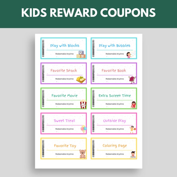 Classroom Coupons - Etsy