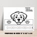 Printable Dog Paper Crown Craft – Coloring Page for Kids | Dog Headband ...