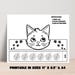 Cat Paper Crown Craft for Kids – Printable Cat Headband Coloring ...
