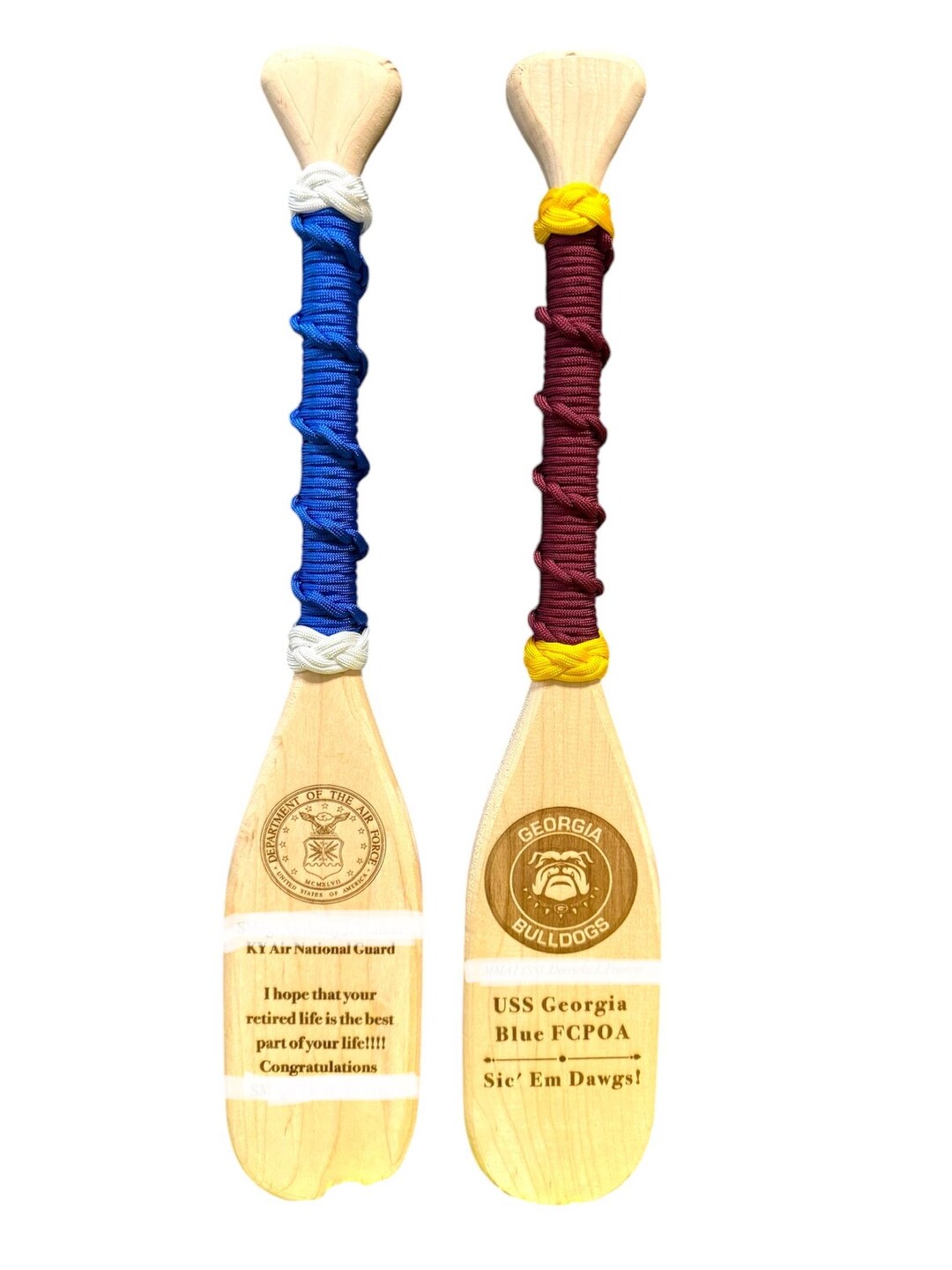 Engravable and Customizable 18’ Wooden Paddle: Farewell Gift With ...