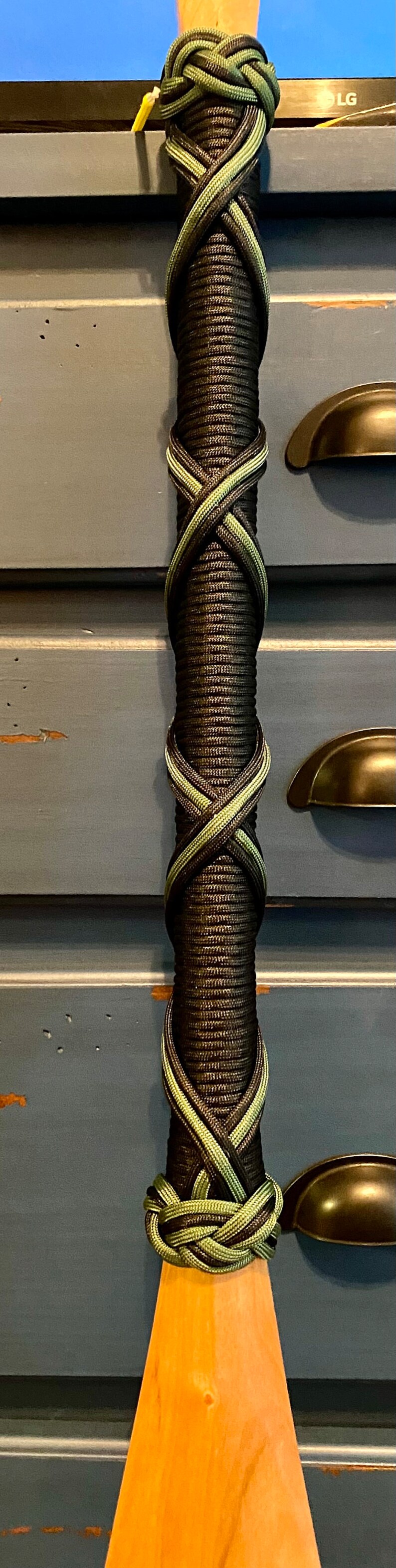 CUSTOM 36or 3FT Poplar Wood Paddle Wrapped With 2 or More Colors. A ...