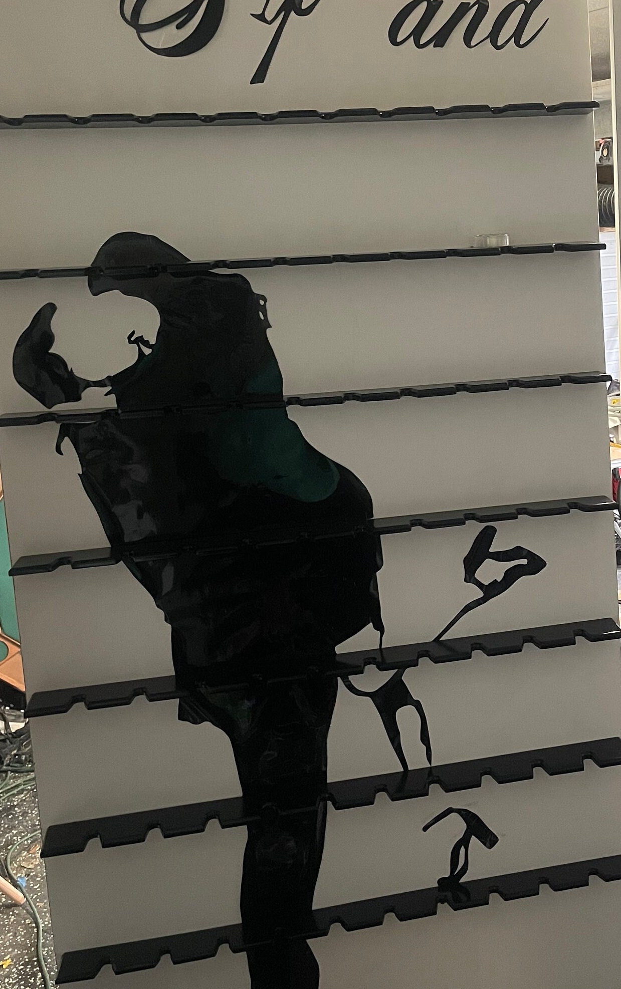 Wedding Silhouette Customized, Life-size Couple's Silhouette Vinyl Wrap ...