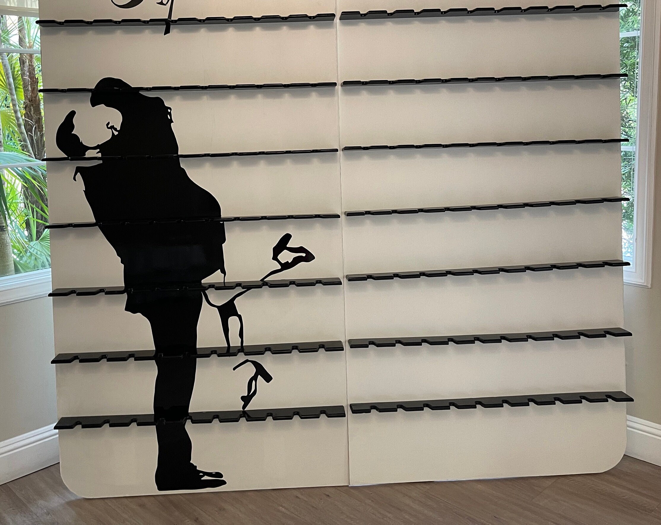 Wedding Silhouette Customized, Life-size Couple's Silhouette Vinyl Wrap ...