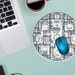 Blueprint Desk Mat Architectural Mouse Pad Blueprint Mouse Pad for ...