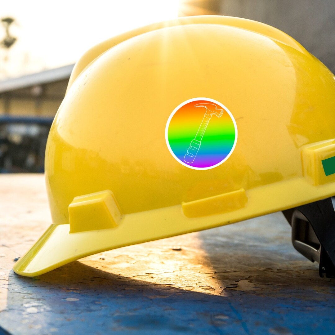 Building Pride in Construction Hard Hat Sticker Constructing Change ...