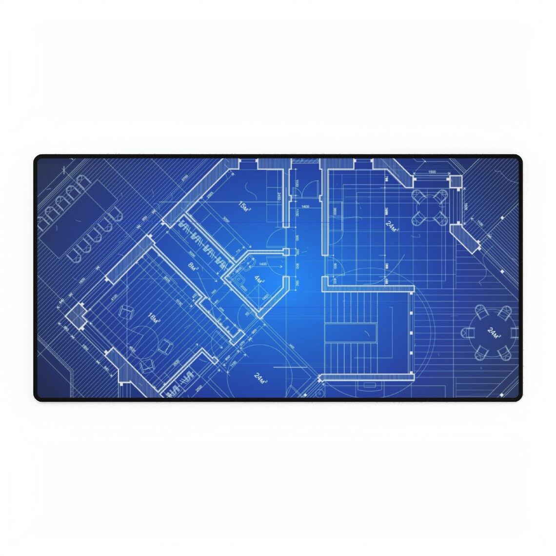 Gift for Architect Blueprint Desk Mat for Architect Interior Designer ...