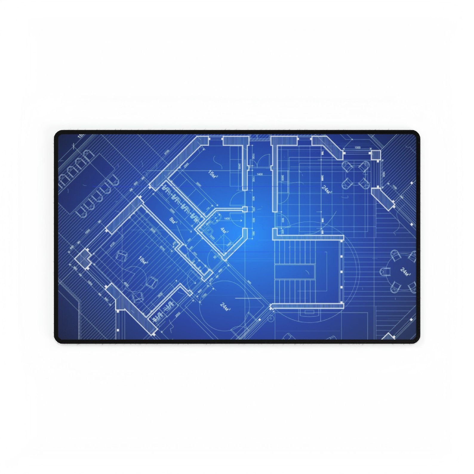 Gift for Architect Blueprint Desk Mat for Architect Interior Designer ...