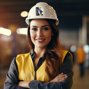 Construction Company Hard Hat Sticker Construction Company Swag for ...