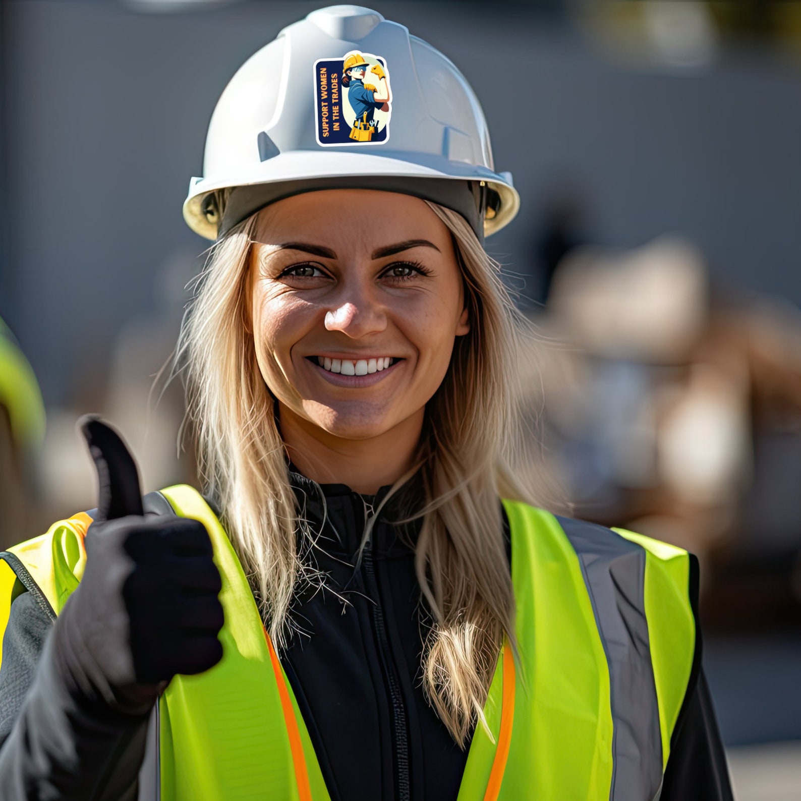 Construction Company Hard Hat Sticker Construction Company Swag for ...