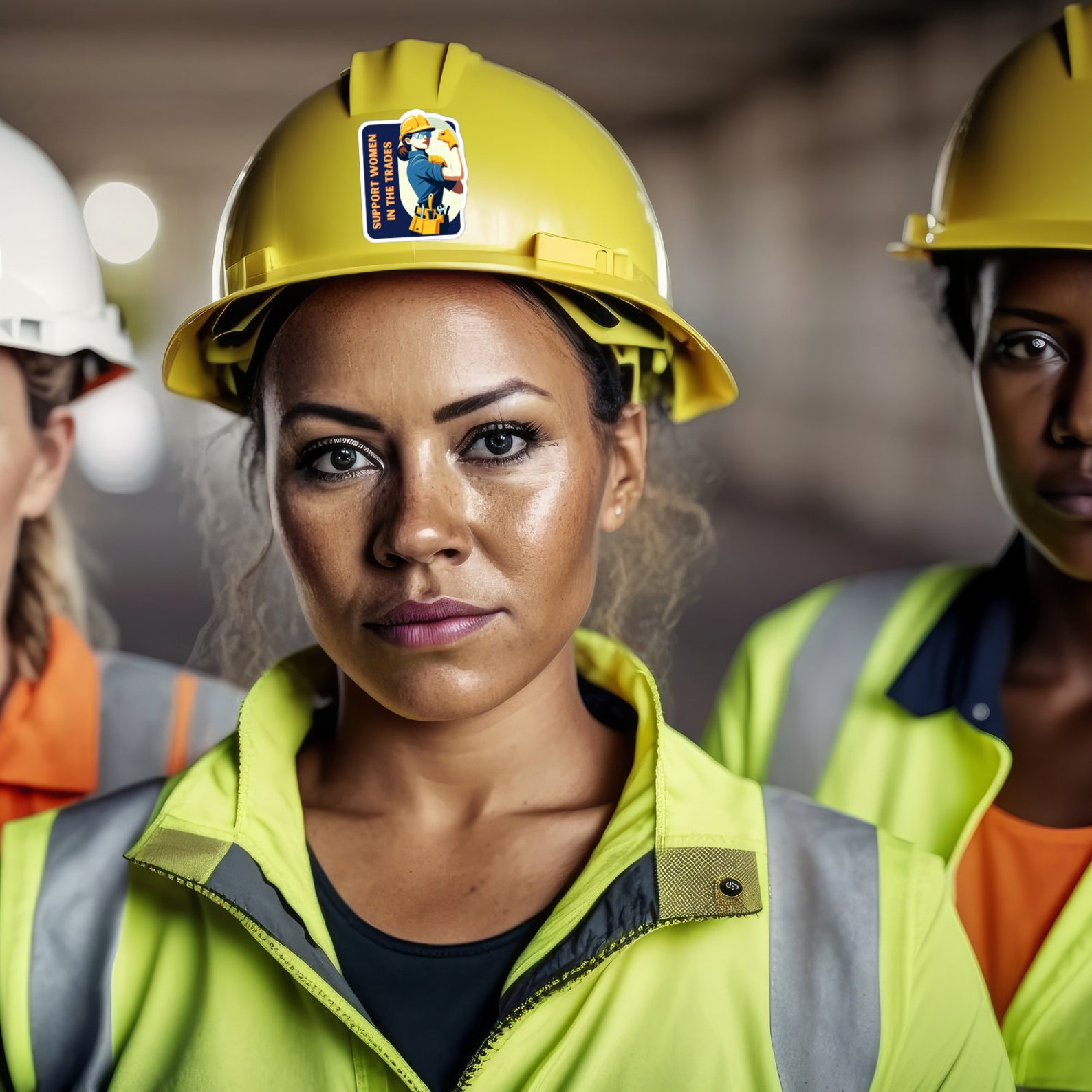 Women in the Trades Hard Hat Stickers for Construction - Etsy