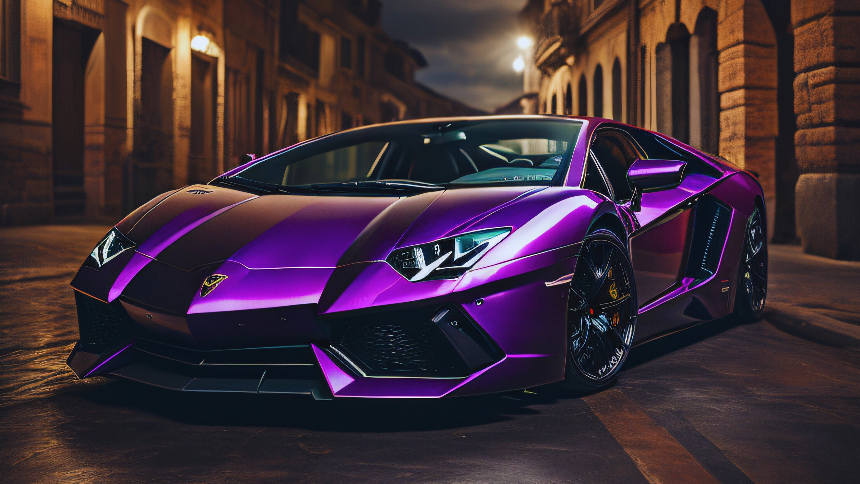 Fondo De Pantalla Morado De Lamborghini Aventador 100+] Fondos De
