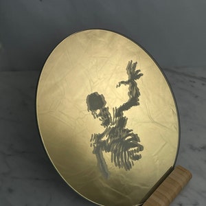 Custom Hand Engraved Mirror Skeleton Tattoo Design - Etsy