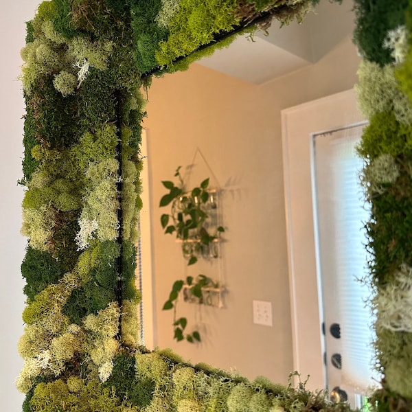 Moss Mirror - Etsy