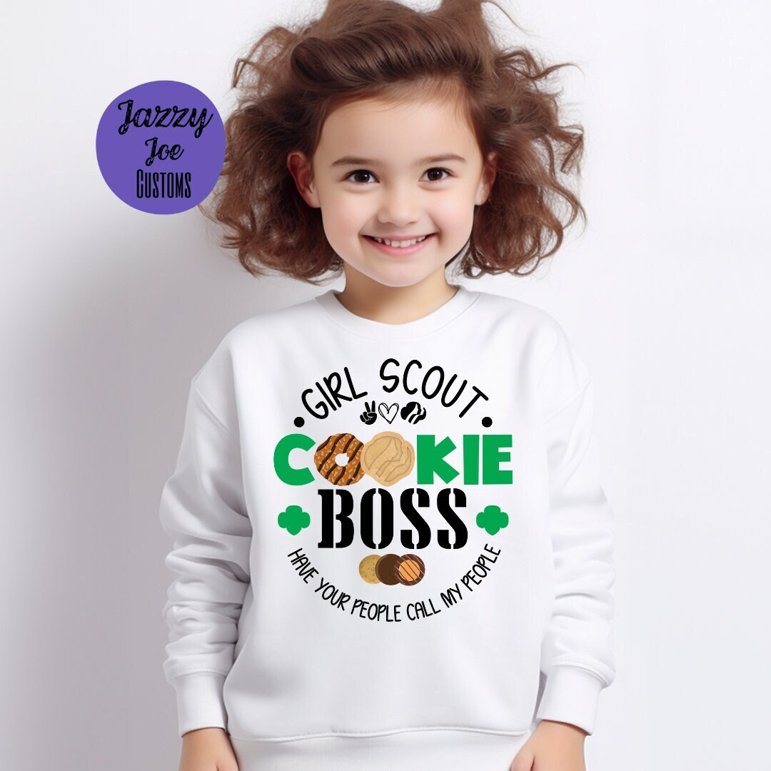 Girl Scout Cookie Boss Version 2 Png/jpg Funny Instant Download Digital File Sublimation Print ...