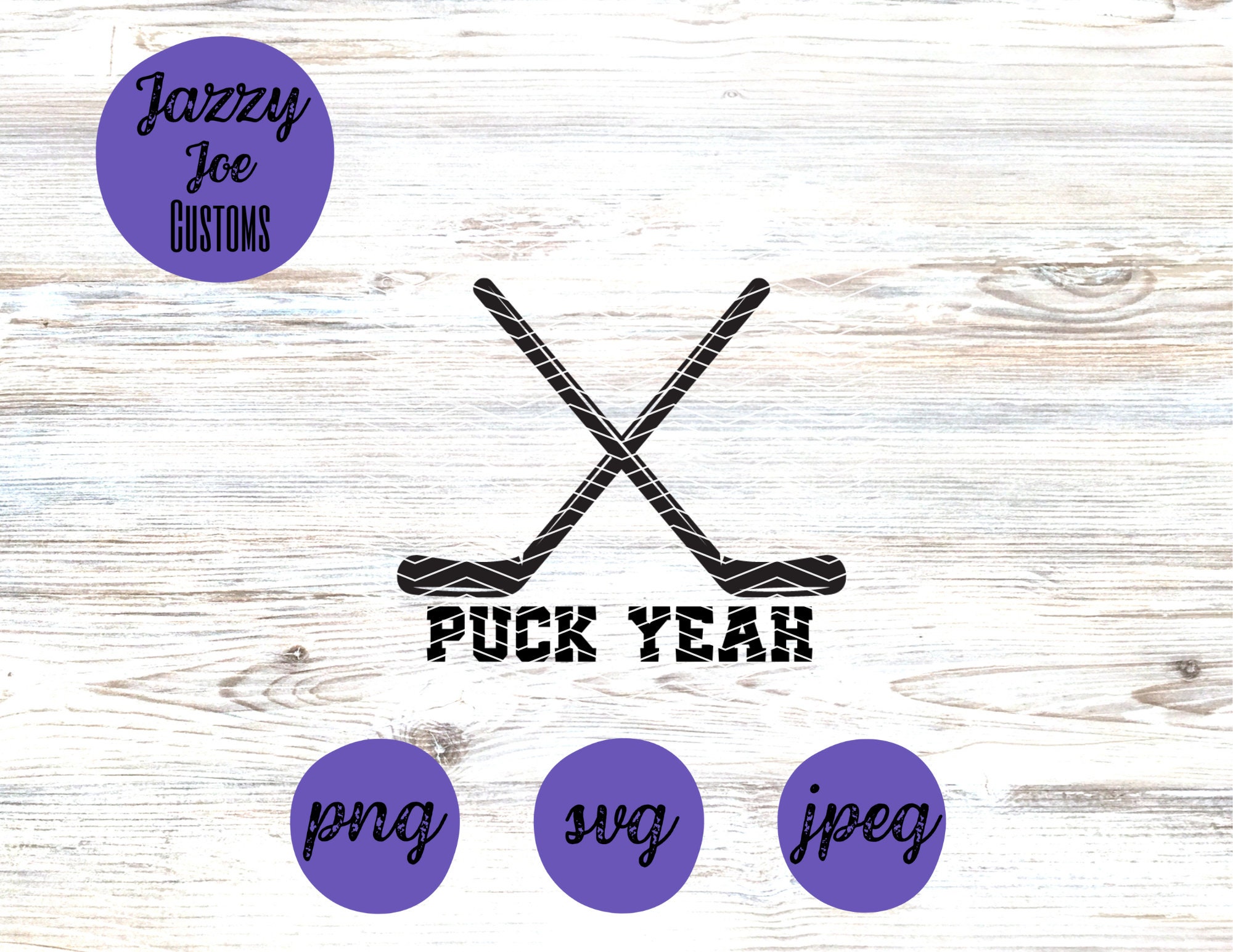 Puck Yeah It's Hockey Season Svg/png/jpg Humor - Etsy