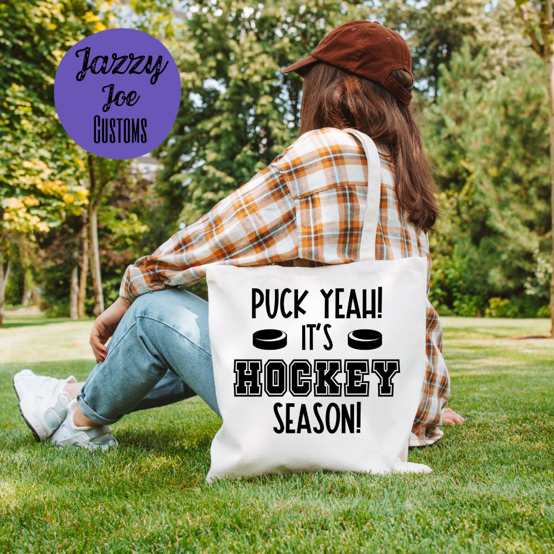 Puck Yeah It's Hockey Season Svg/png/jpg Humor - Etsy