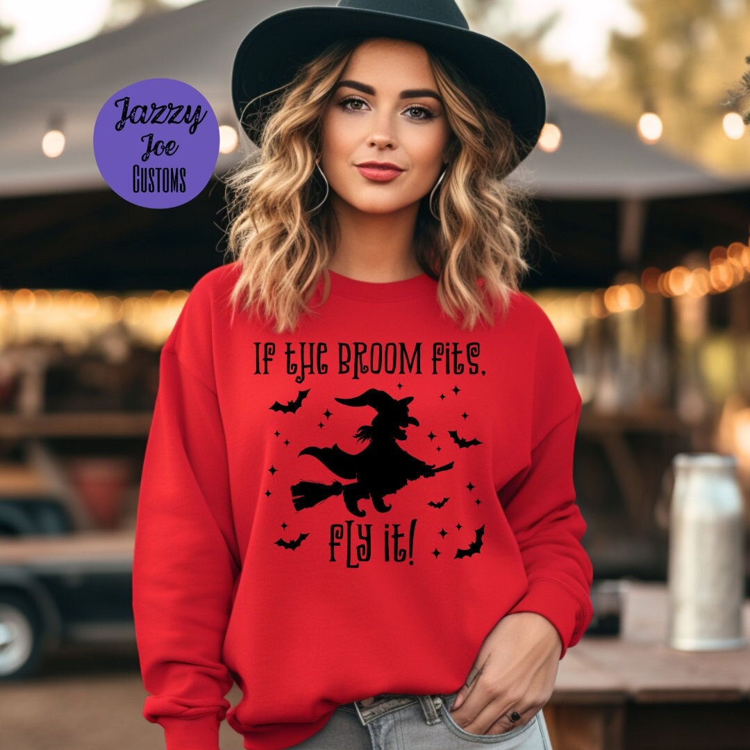 If the Broom Fits, Fly It Svg/png/jpg Spooky Witch Salem Digital File ...