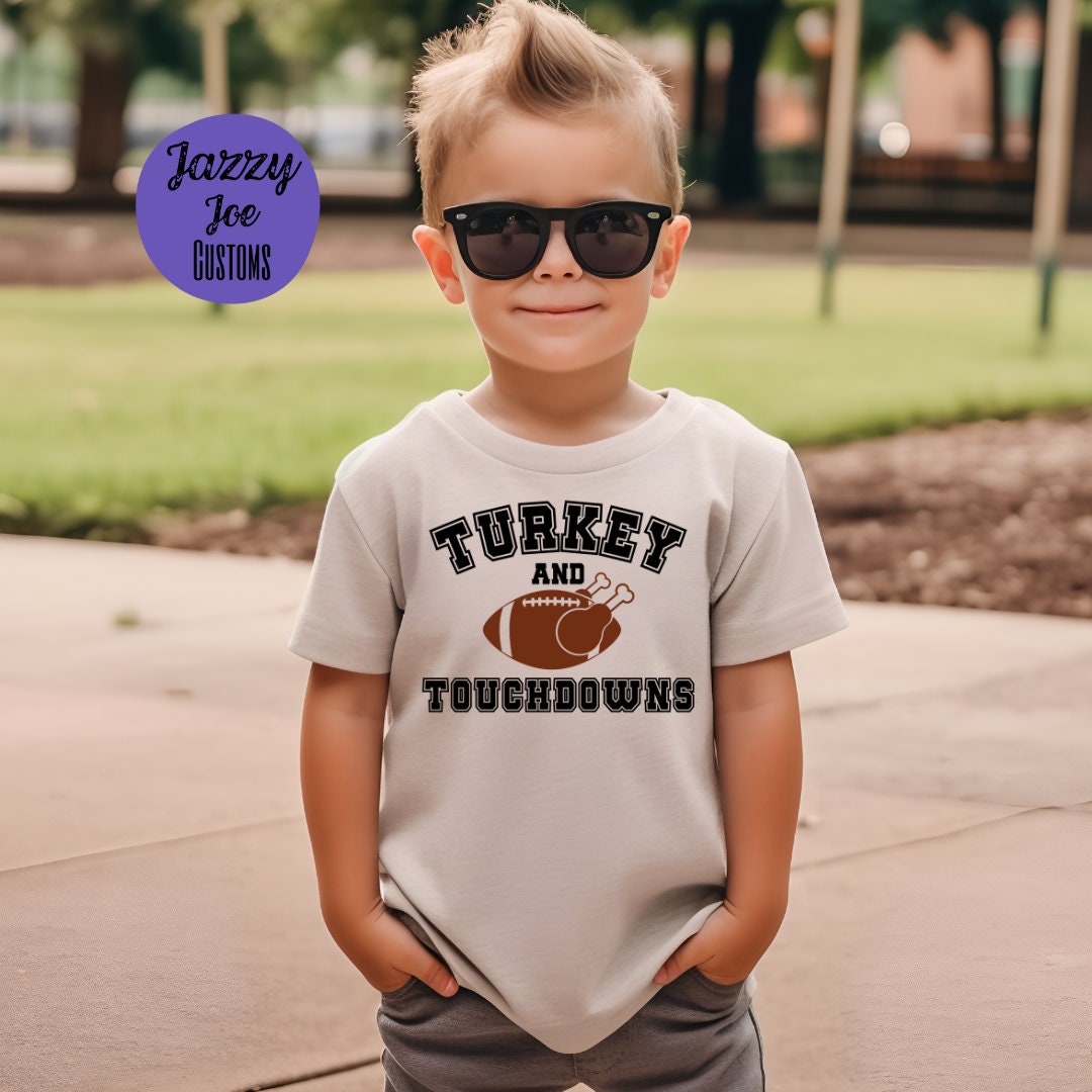 Turkey and Touchdowns Png/jpg Thanksgiving Football - Etsy