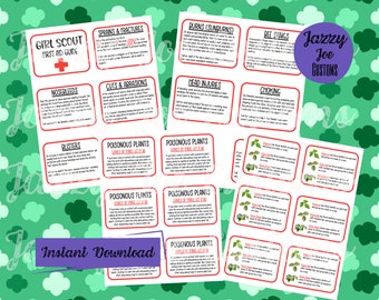 Girl Scout Brownie First Aid Badge Booklet Printable - Etsy