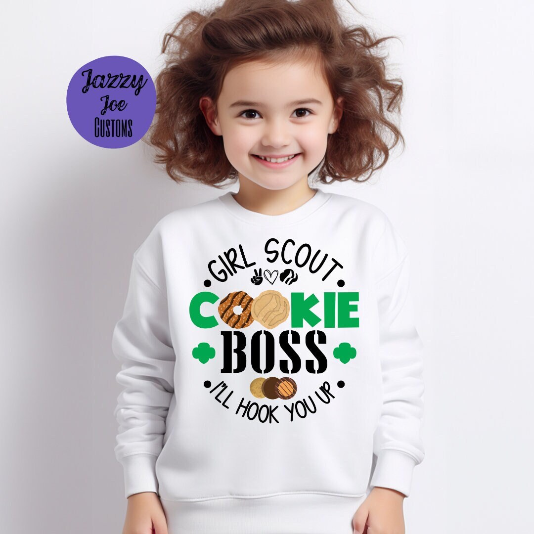 Girl Scout Cookie Boss Png/jpg Funny Instant Download Digital File ...