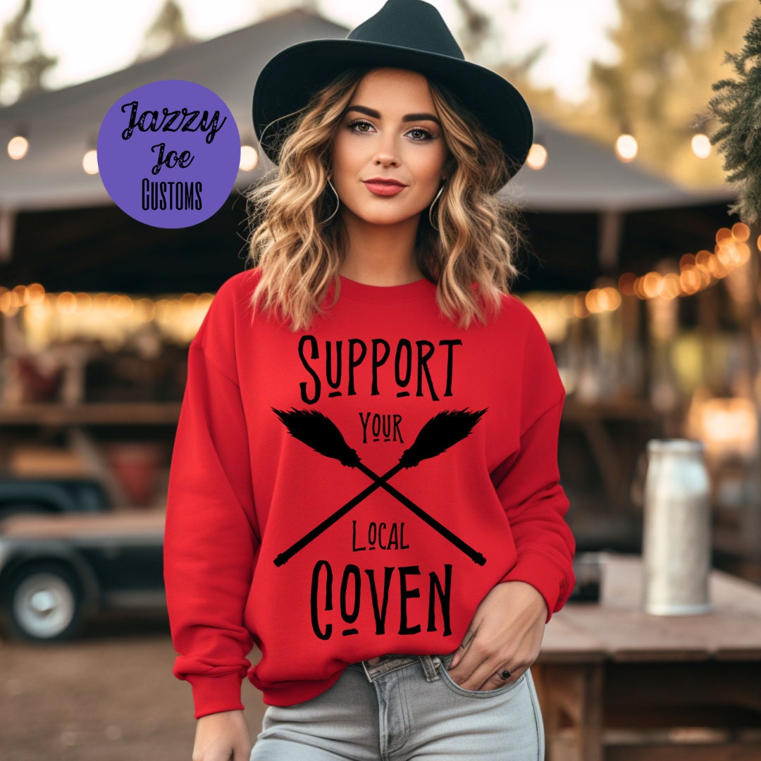 Support Your Local Coven - Svg/png/jpg - Spooky- Witch - Salem ...