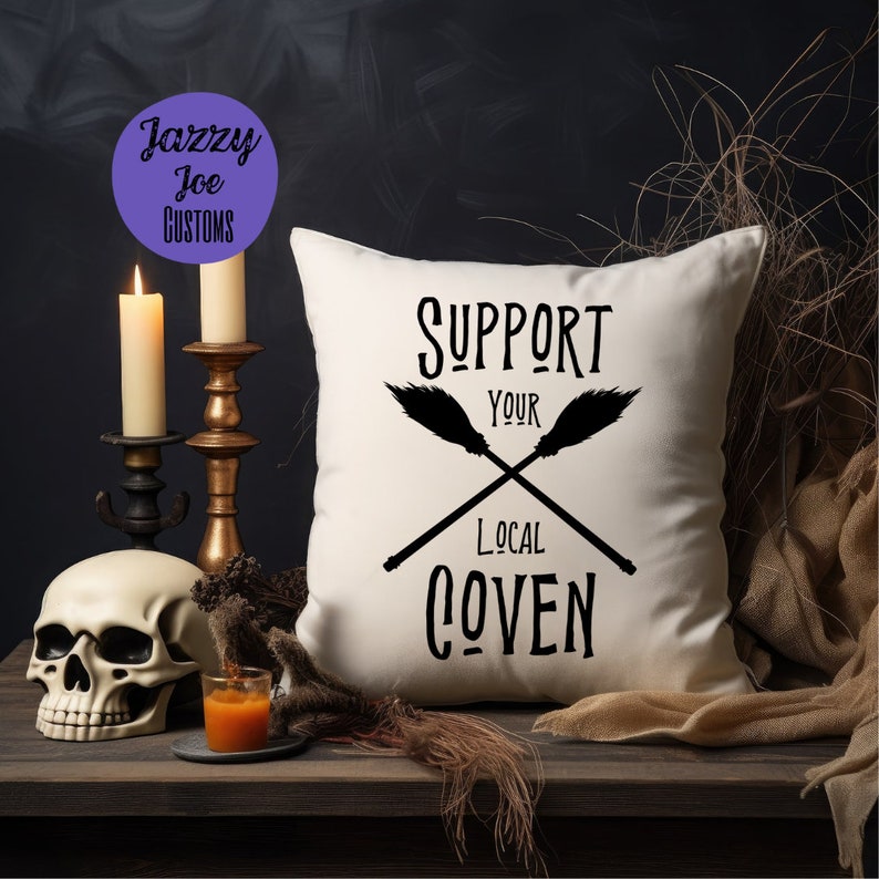 Support Your Local Coven Svg/png/jpg Spooky Witch Salem - Etsy