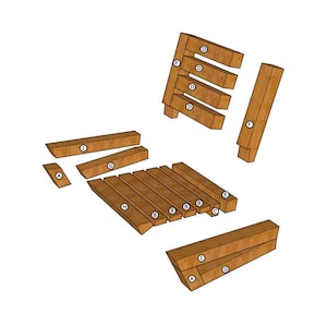 Wooden Chair Design Plans Step by Step - Etsy