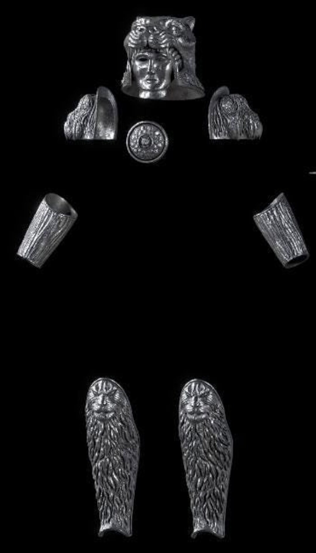 3D Printed Tigris of Gaul Armor & Helmet L Cosplay and Collectable L ...