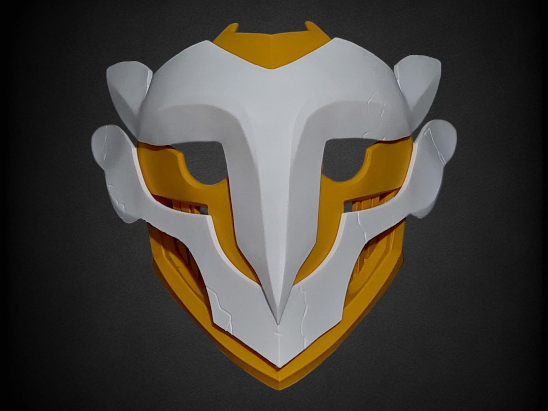 Ekko Mask | 3D Printed Arcane-inspired Cosplay Mask | Ready-to-wear - Etsy