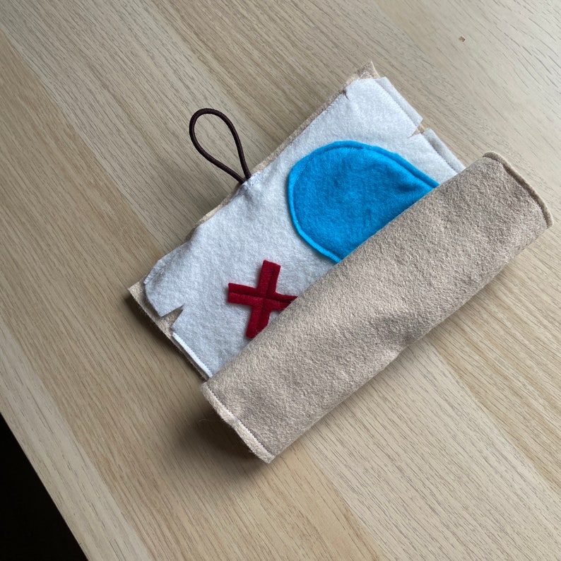 Play-pretend Pirate Map. Treasure Map. Handmade. Rolls Up! Imaginative ...