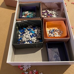 Paper Boxes, Puzzle Organization, Puzzle Bakjes, Small Paper Boxes ...