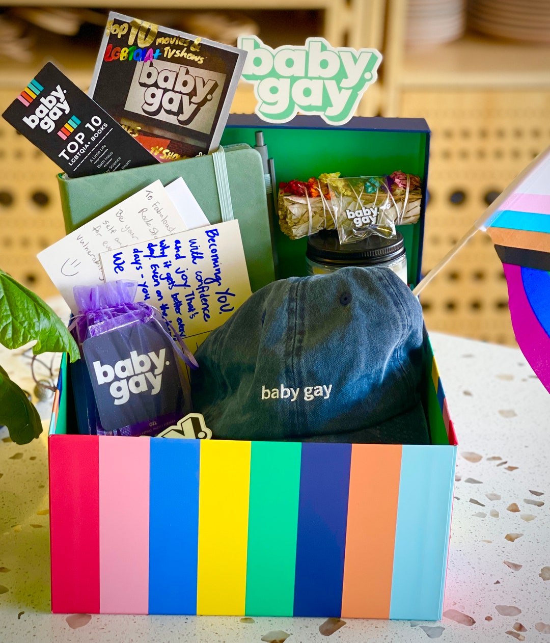 Babygay Welcome-wagon Coming Out Box | Baby Gay Gifts, Coming Out Gifts ...