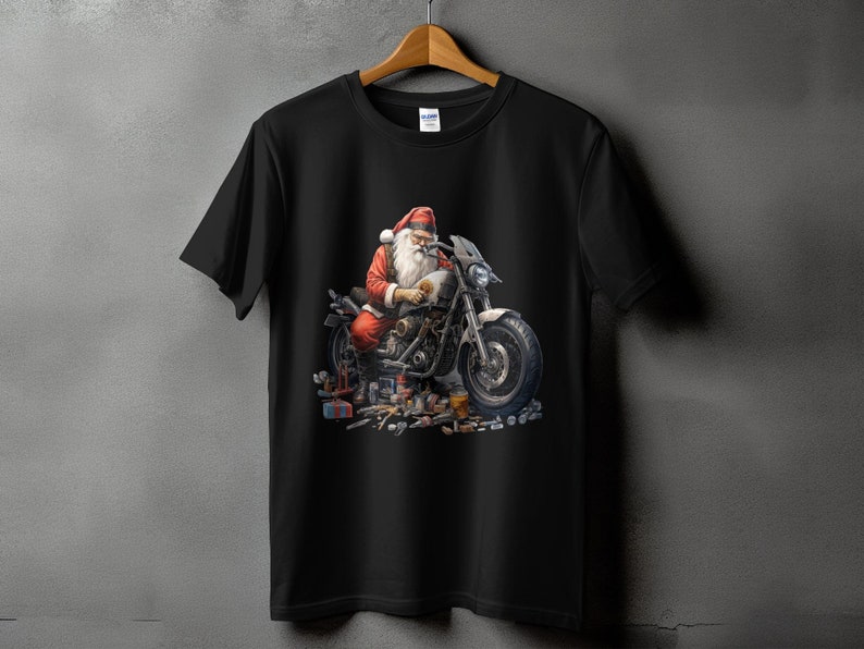 Santa Harley, SVG PNG EPS, Vector Graphics, Christmas Gift for Biker ...