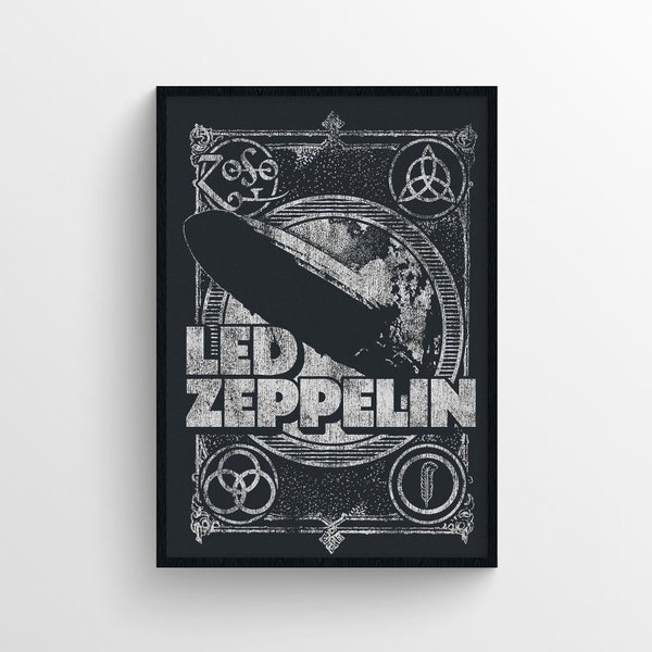 Led Zeppelin Concert Poster - Etsy