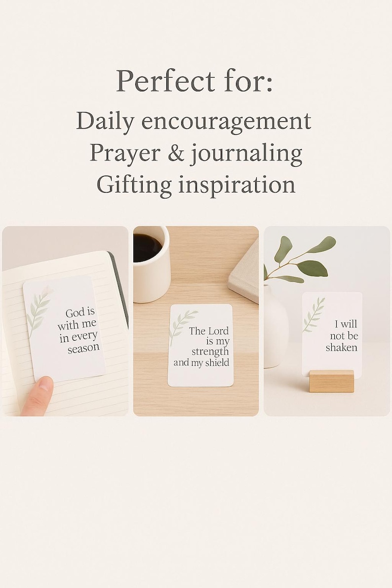 Christian Faith Affirmation Cards | Printable Encouragement Cards ...