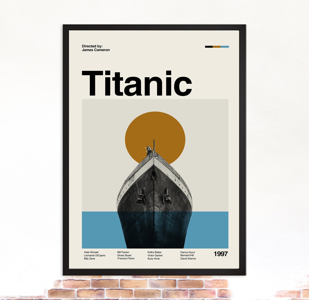 Titanic Poster Titanic Print Series Poster Digital Poster - Etsy