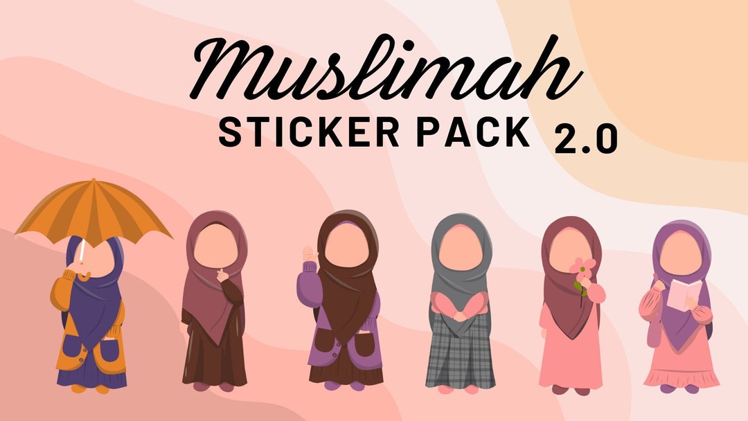 Islamic Sticker Pack | Muslimah | Bismillah | Ramadan | Arabic | Muslim ...