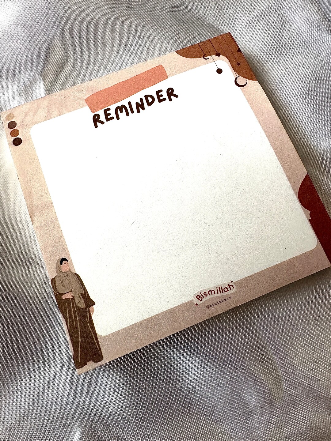 Islamic Sticky Note Pad | Islamic Stationery | Eid Gift | Ramadan Gift ...