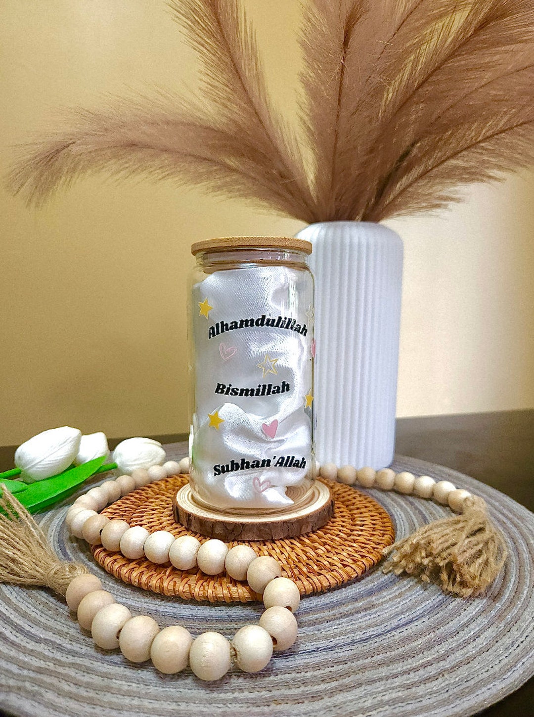 Dhikr Glass Cup Bismillah Ramadan Arabic Muslim Eid Gift Islamic Gift ...